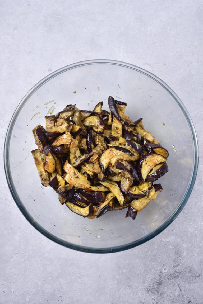 Roasted Aubergine with Honey Garlic Sauce - Veggie Desserts