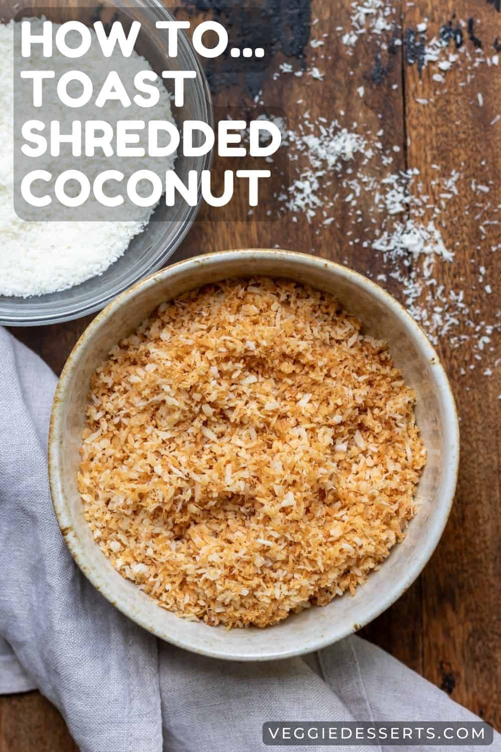 How To Toast Shredded Coconut - Veggie Desserts