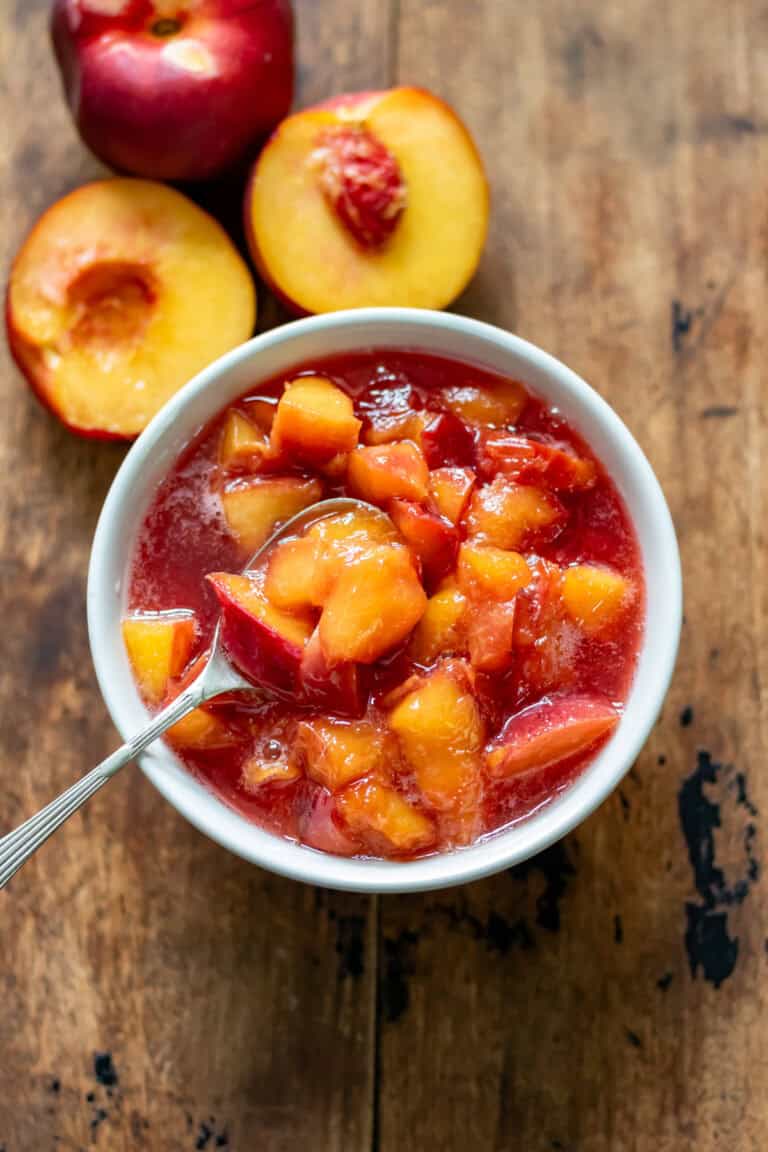 Nectarine Compote - Veggie Desserts