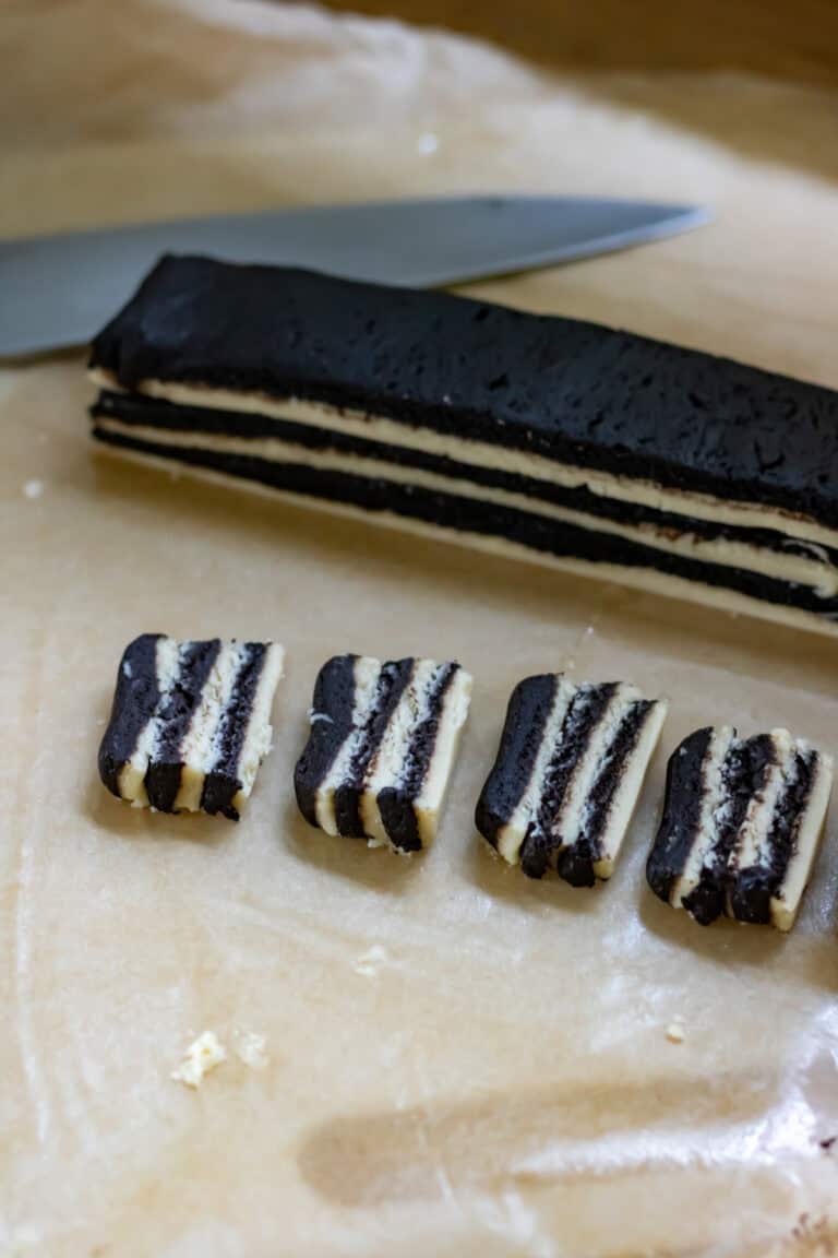 Striped Beetlejuice Cookies - Veggie Desserts