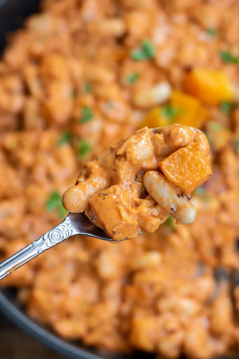 Creamy Roasted Butternut Beans - Veggie Desserts