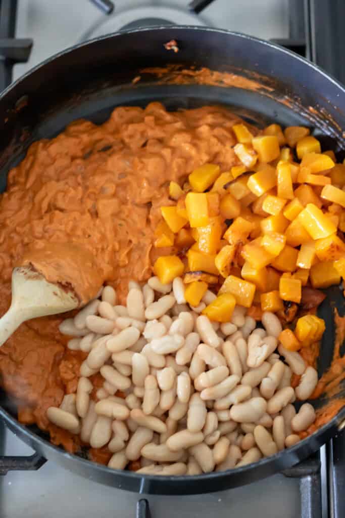 Creamy Roasted Butternut Beans - Veggie Desserts
