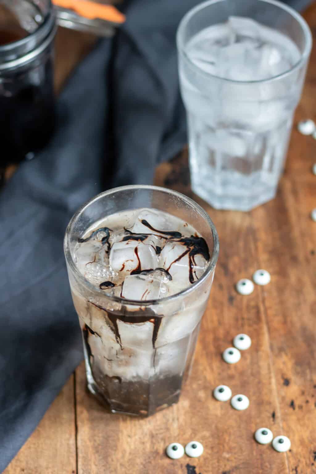 Halloween Chocolate Cream Soda - Veggie Desserts