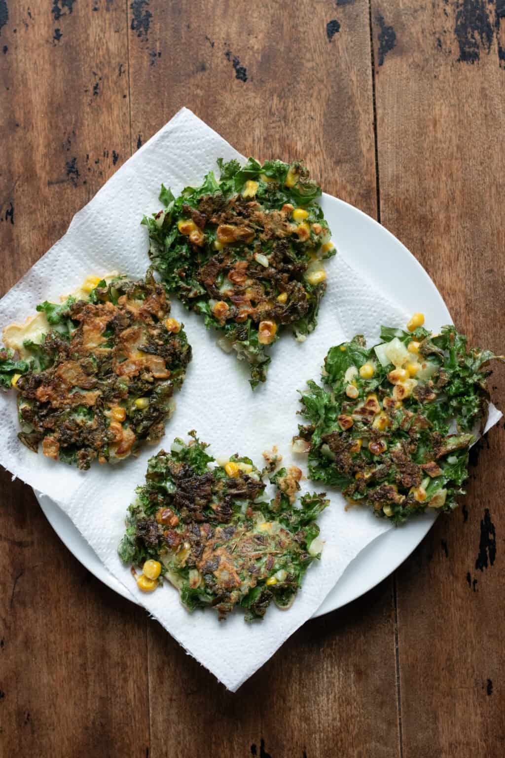 Kale Fritters - Veggie Desserts