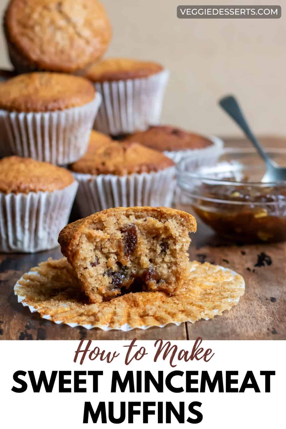 Mincemeat Muffins - Veggie Desserts