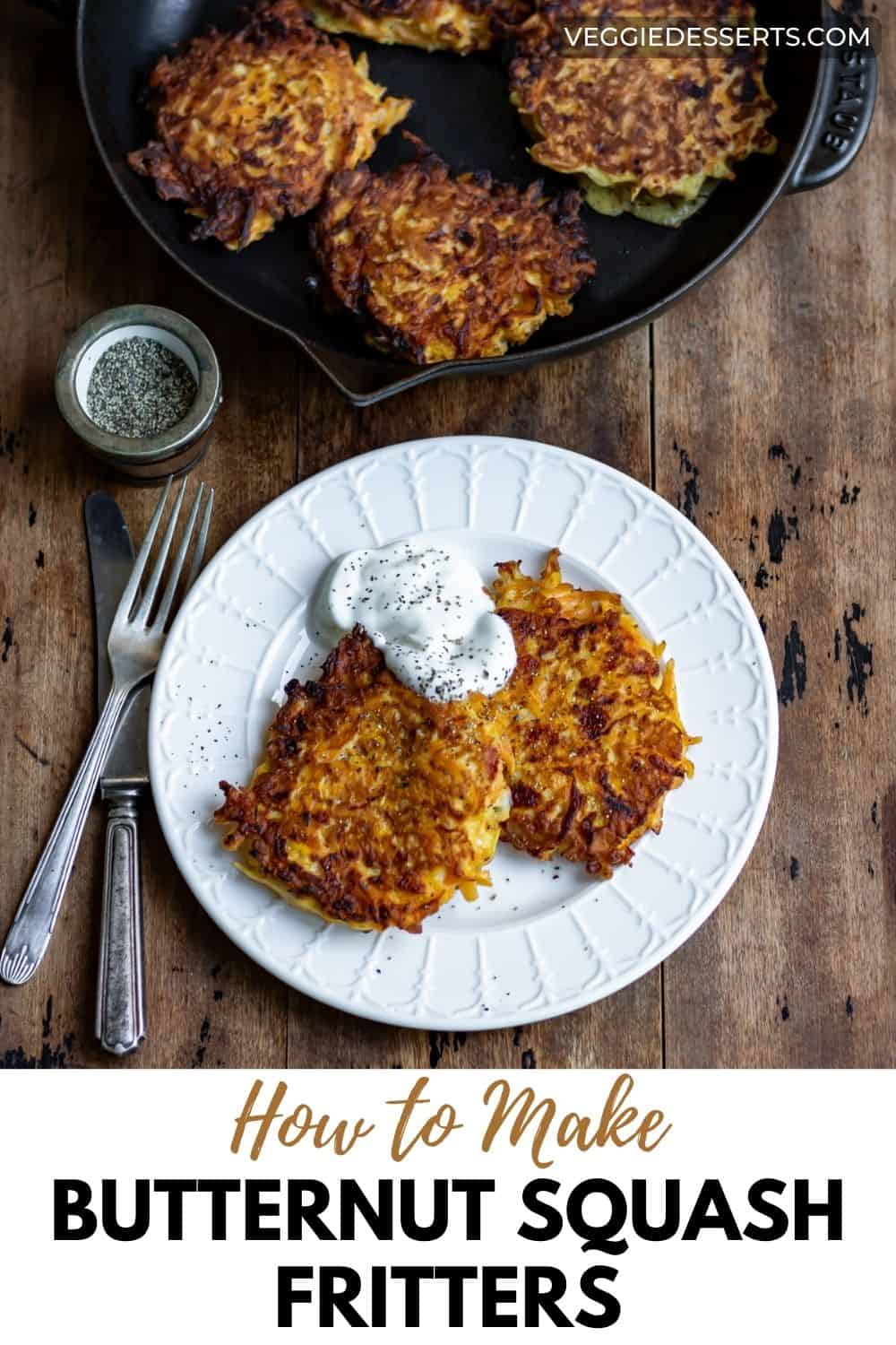 Butternut Squash Fritters - Veggie Desserts