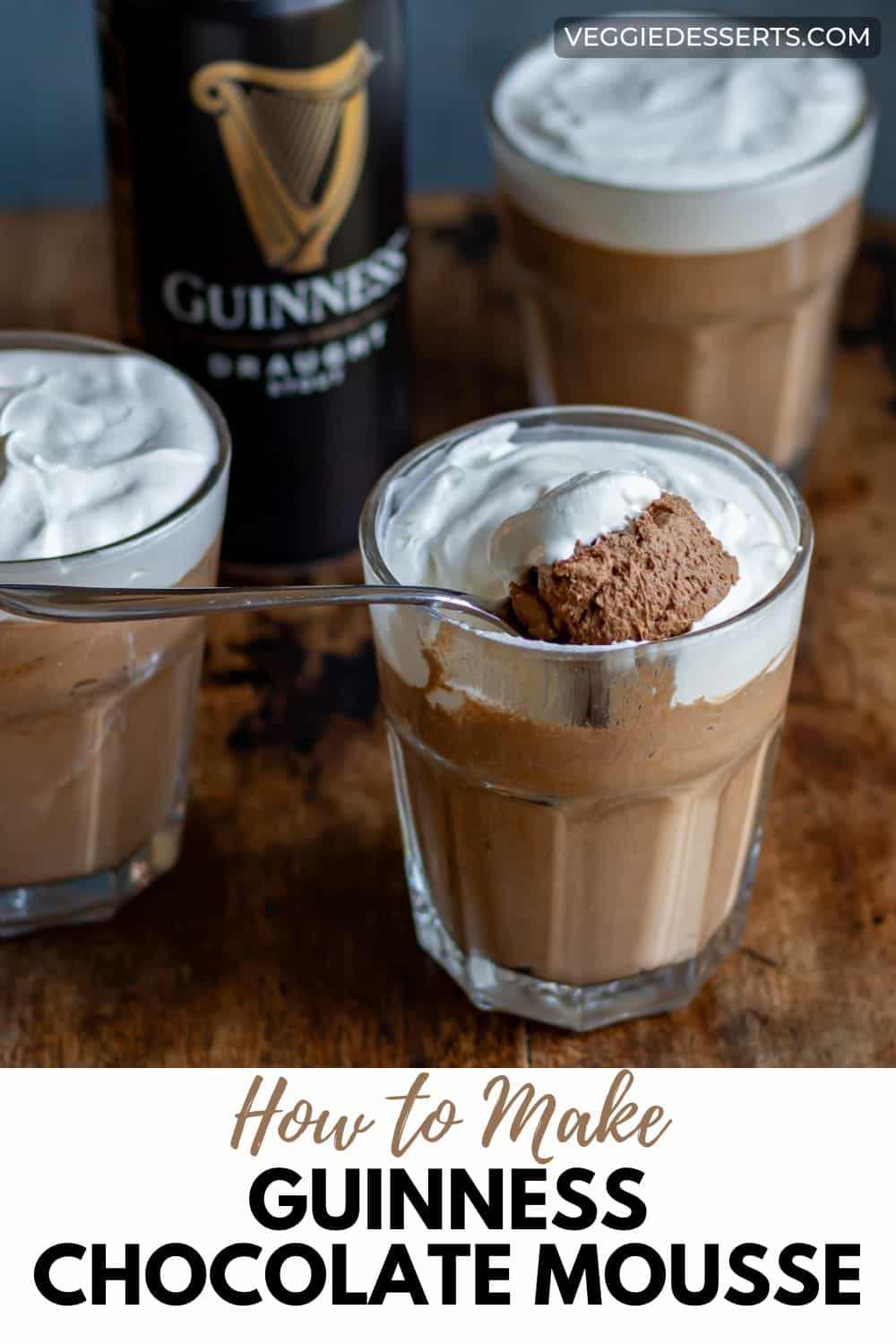 Guinness Chocolate Mousse - Veggie Desserts
