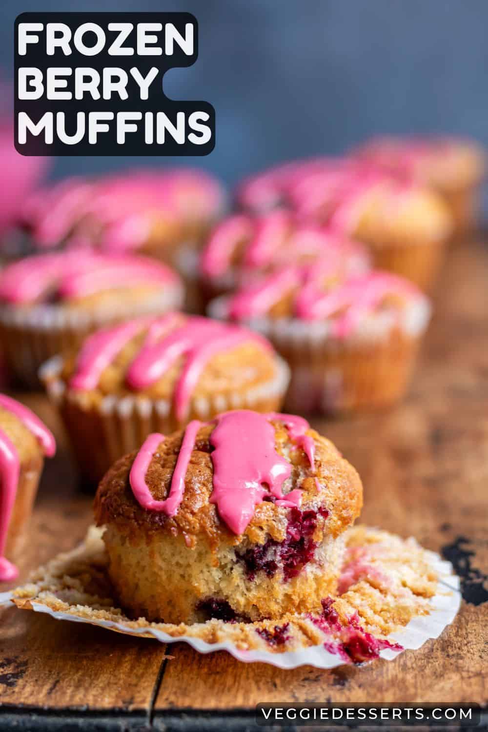 Frozen Berry Muffins - Veggie Desserts