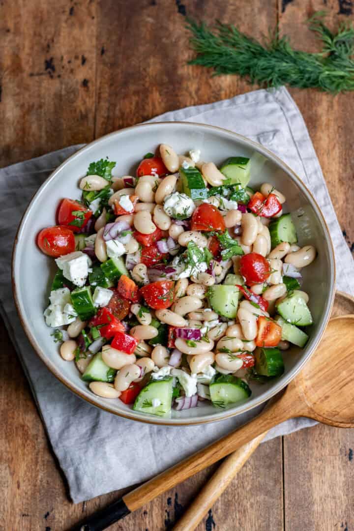 Greek Bean Salad - Veggie Desserts