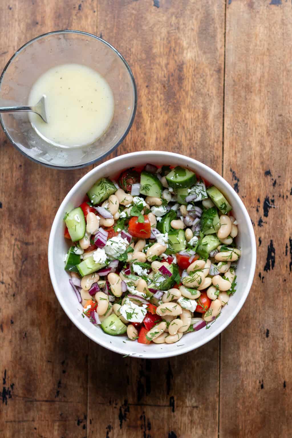 Greek Bean Salad - Veggie Desserts