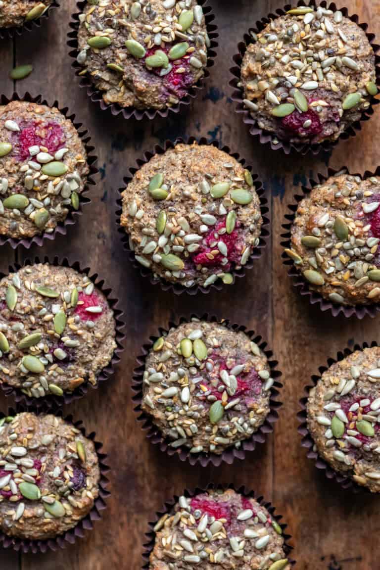 High Fiber Muffins - Veggie Desserts