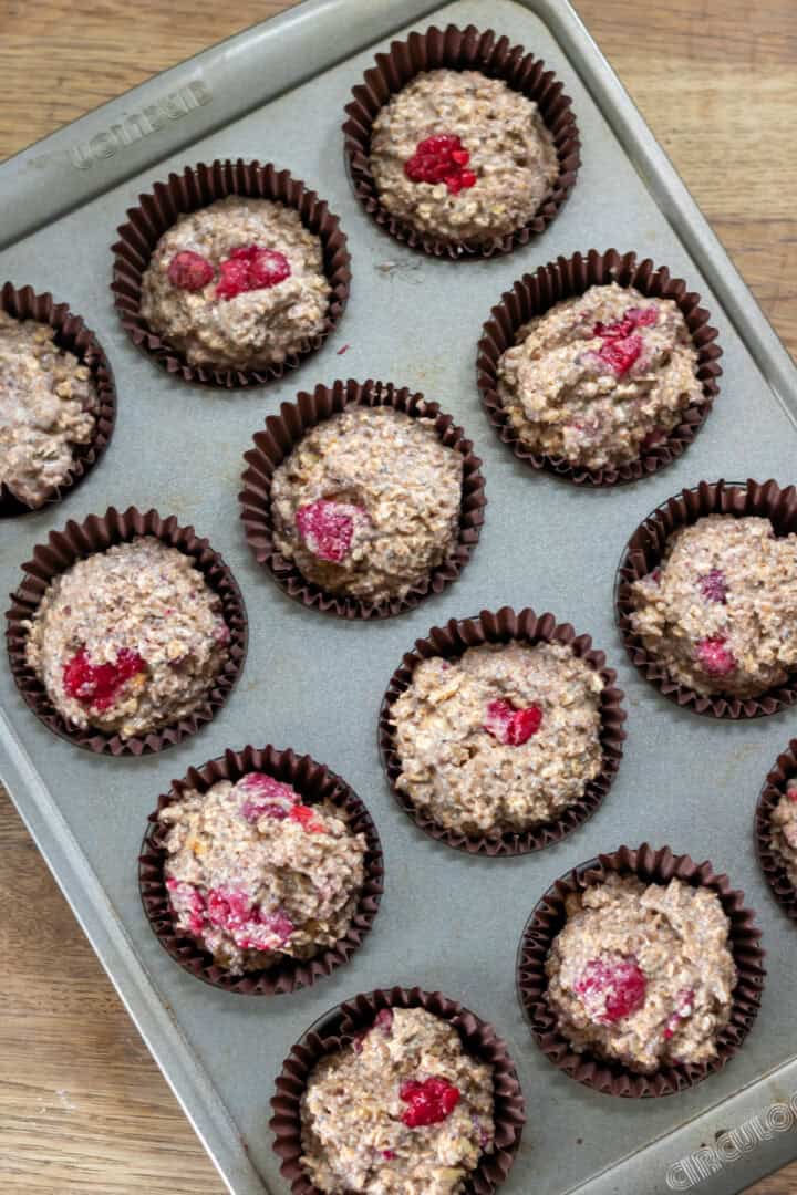 High Fiber Muffins - Veggie Desserts